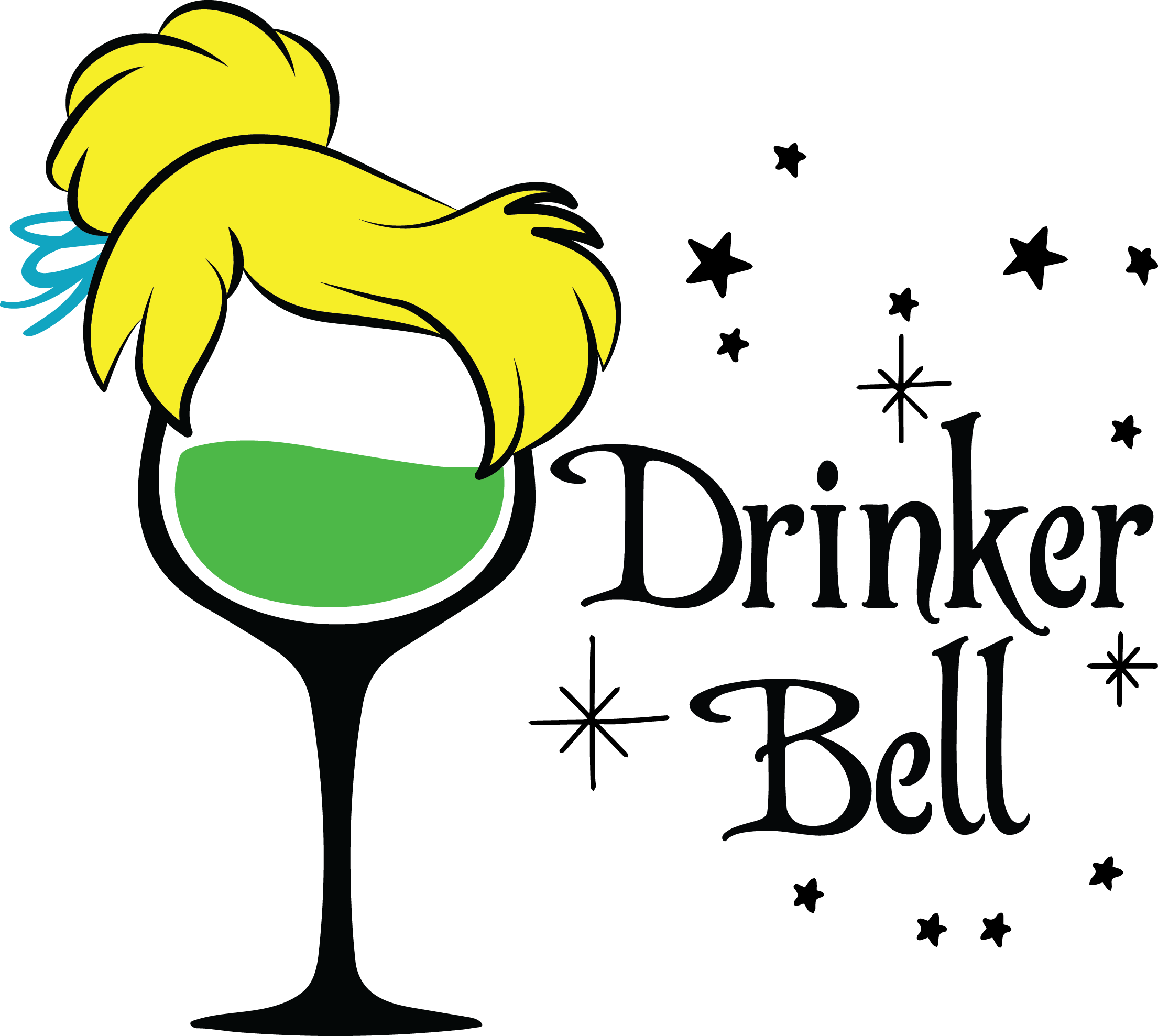 Wine Drinker Bell Svg, Disney svg, Disney Castle svg, Mickey | Inspire ...