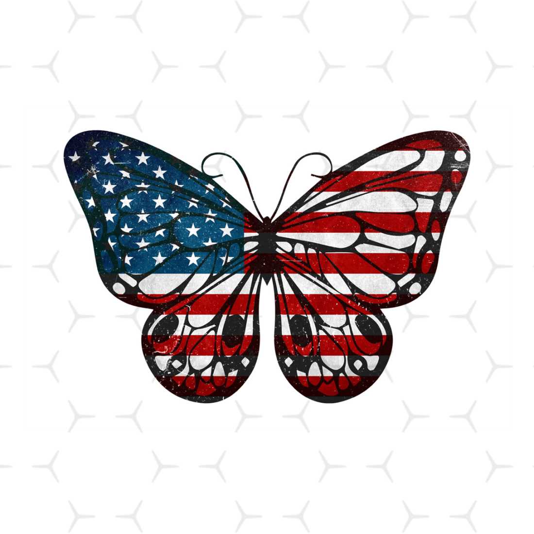 Butterfly America Png, Independence Day Png, Butterfly Png, | Inspire ...