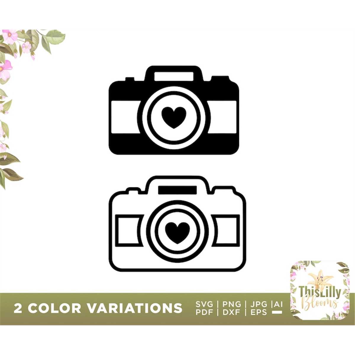 Camera SVG, Camera svg with heart, camera svg, photography, - Inspire ...