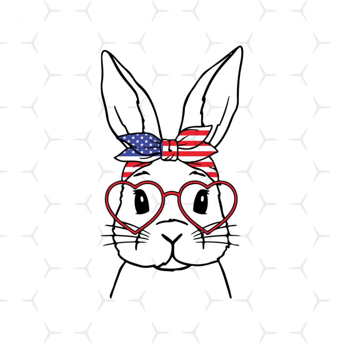 July 4th Bunny Svg, Independence Day Svg, Fourth Of July Bun | Inspire ...