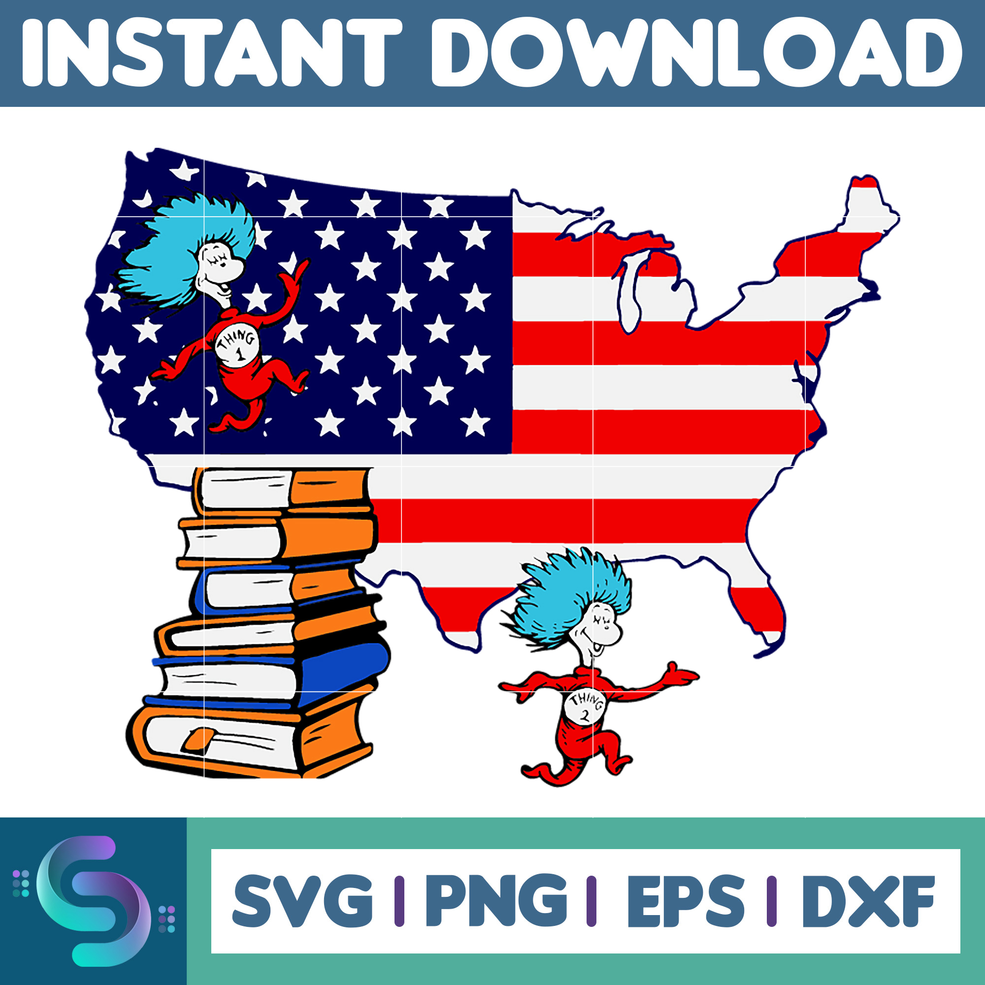 Dr.Suess Svg, Dxf, Png, Dr.Suess book Png, Dr. Suess Png, Su - Inspire ...
