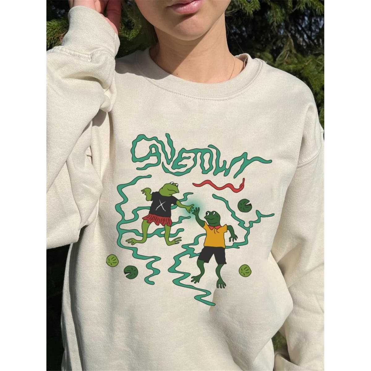 Cavetown fan art logo __ Retro Funny Frog Shirt | Inspire Uplift