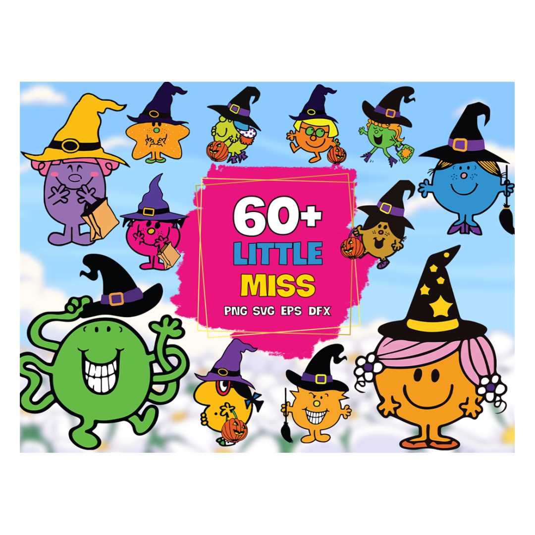60 Little Miss Svg Bundle, Halloween Svg, Little Miss Svg, L | Inspire ...