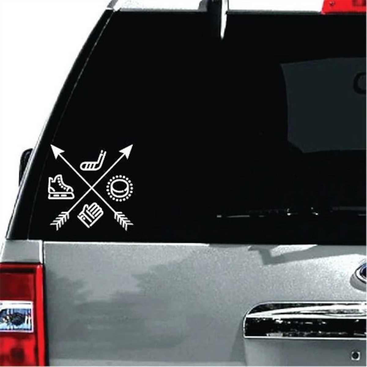 Hockey Sticker SVG cross stick puck tshirt cut file Hockey M | Inspire ...