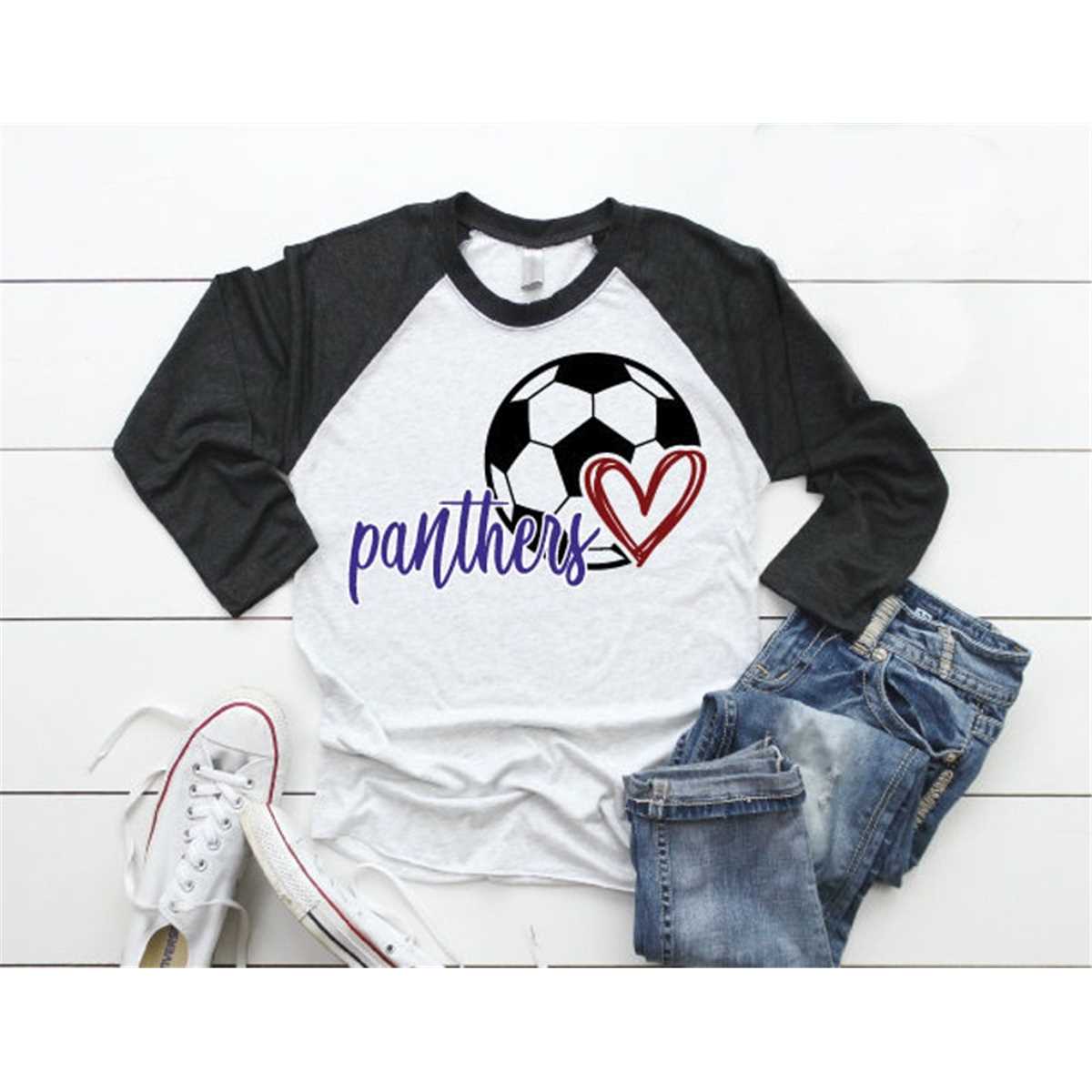 Panthers Soccer SVG Club FBC Highschool Middle Junior SVG Mo | Inspire ...