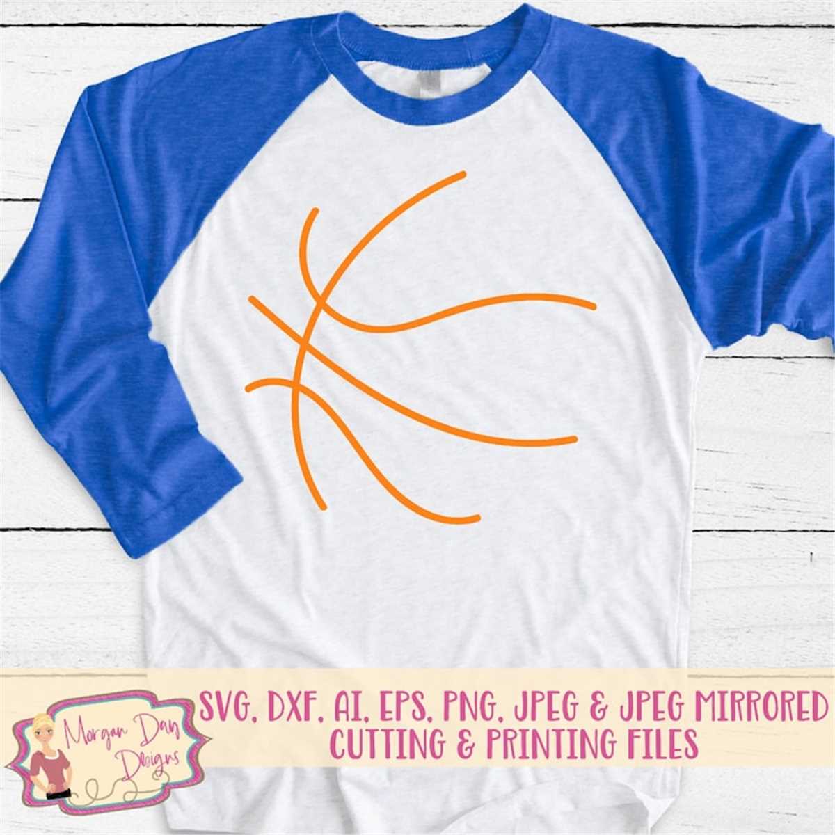 Basketball SVG - Basketball Outline SVG - Basketball Cut Fil - Inspire ...