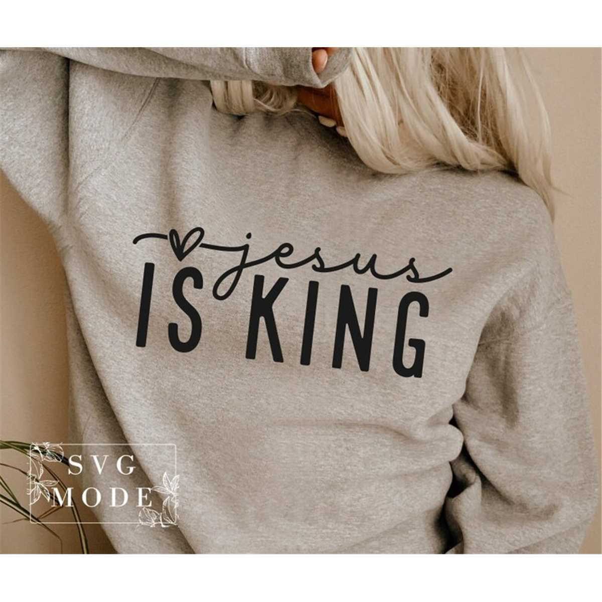 Jesus Is King SVG PNG, Child Of God Svg, Love Like Jesus, Ch | Inspire ...