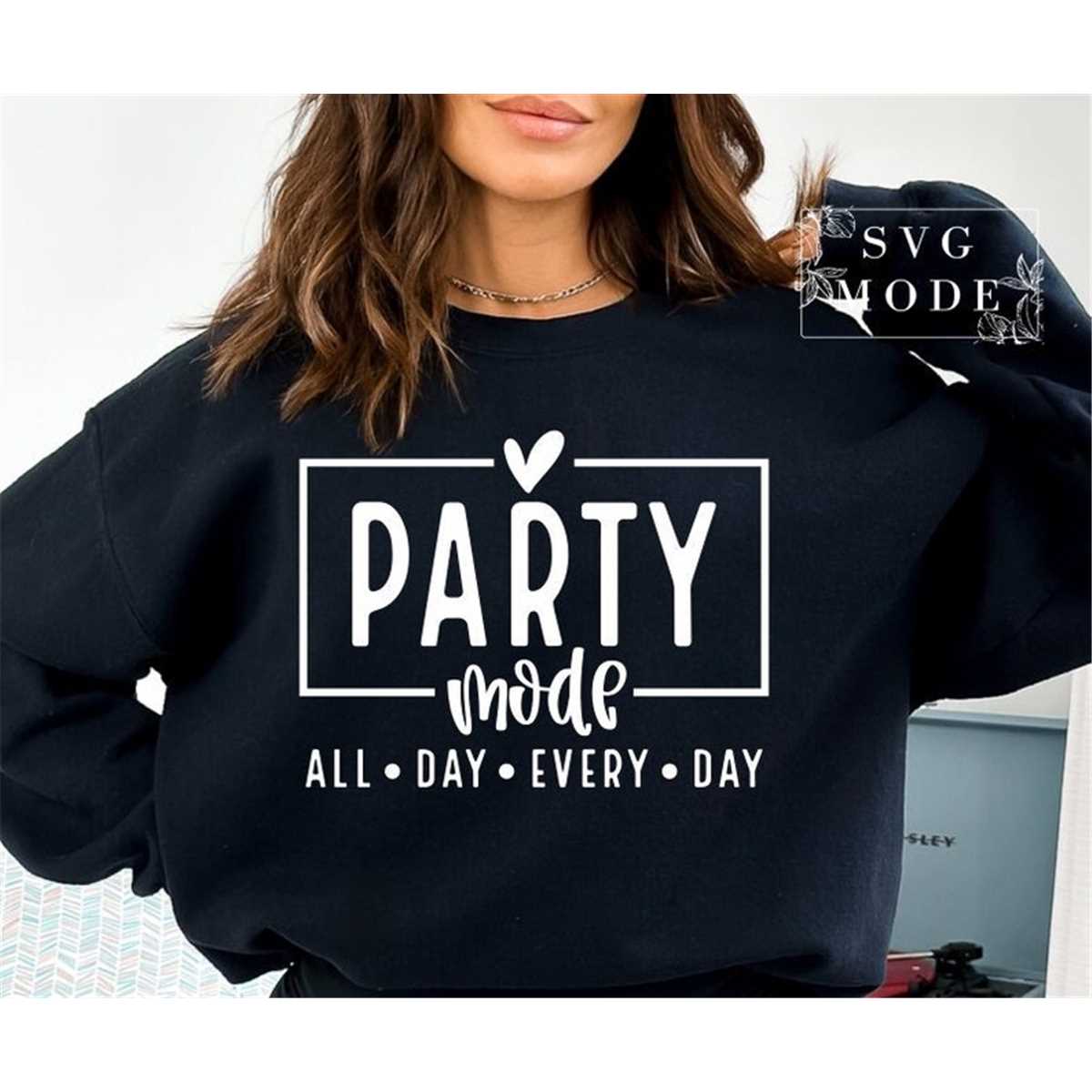 Party Mode SVG PNG, Pary Squad Svg, Birthday Mode Svg, Birth - Inspire ...