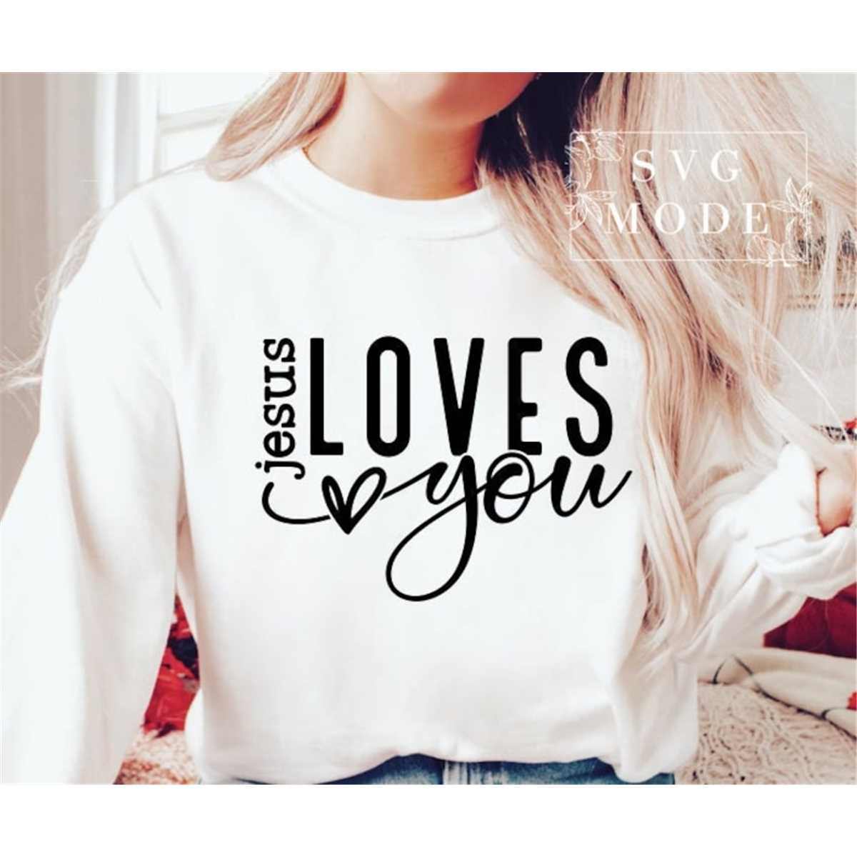 Jesus Loves You SVG PNG, Love Like Jesus Svg, Christian Svg, - Inspire ...