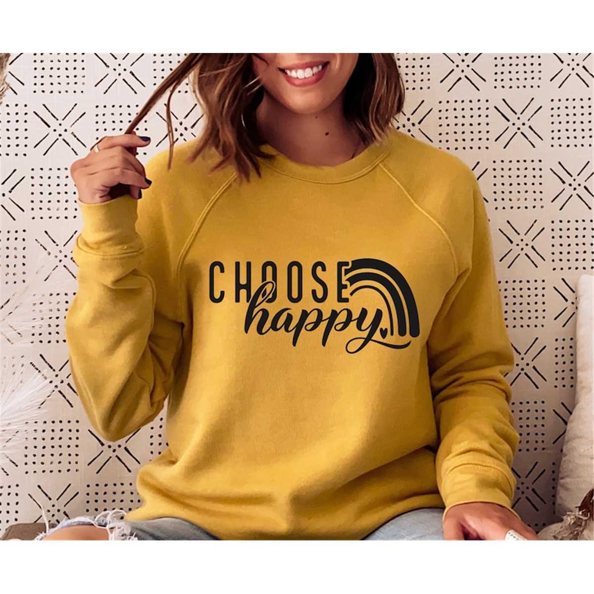 Choose Happy SVG PNG PDF, Positive Svg, Inspirational Svg, P - Inspire ...