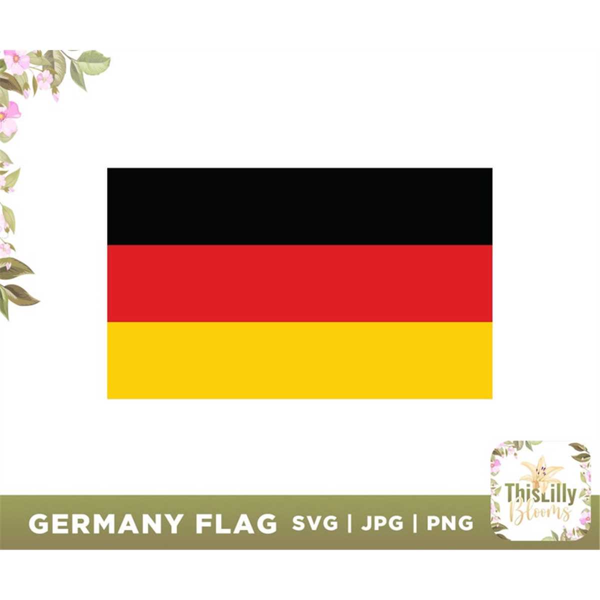 Layered German flag svg, Germany flag svg, Germany flag clip | Inspire ...