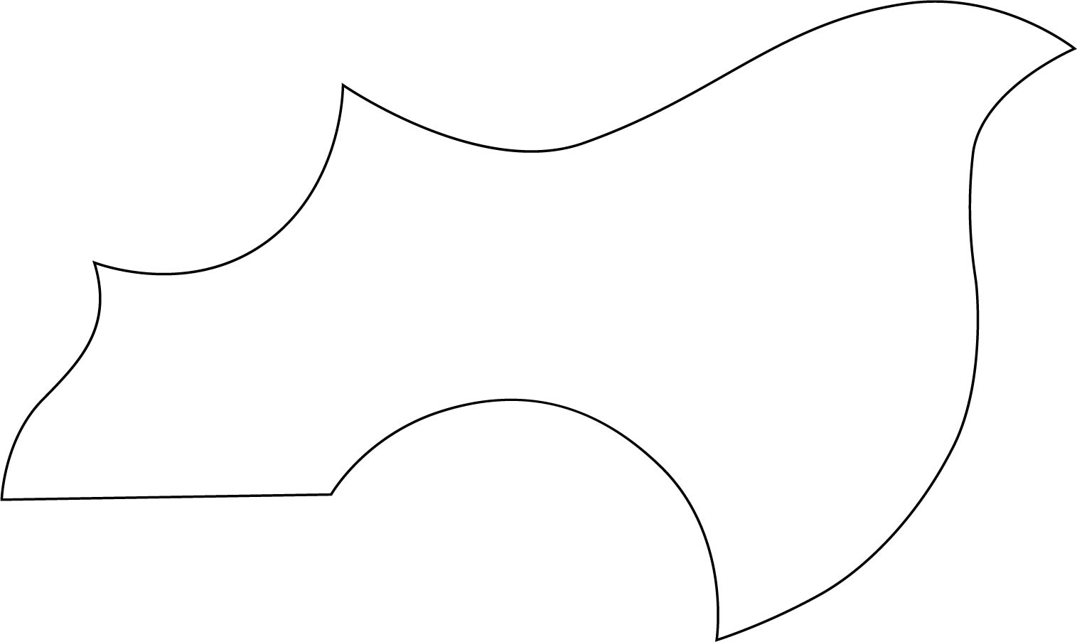 Gibson Hummingbird Acoustic Guitar Pickguard LINE ART VECTOR | Inspire ...