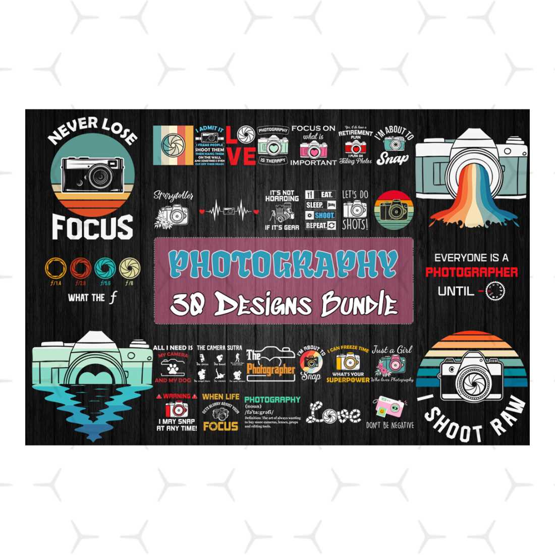30 Designs Photography Svg Bundle, Photography Svg, Camera S | Inspire ...