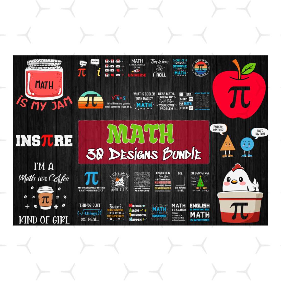 30 Designs Math Bundle Svg, Math Svg, Math Lover, Math Nerd | Inspire ...