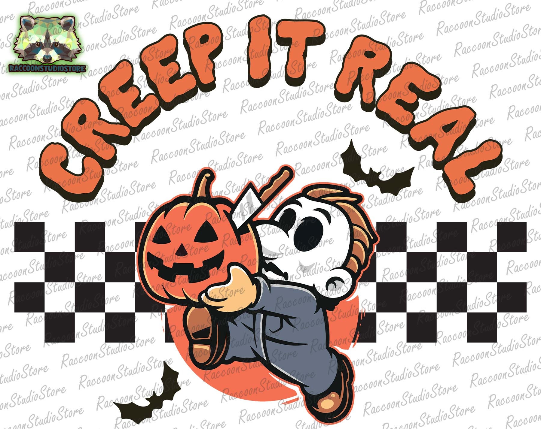 Creep It Real Png, Retro Halloween Png, Horror Movie Hallowe | Inspire ...