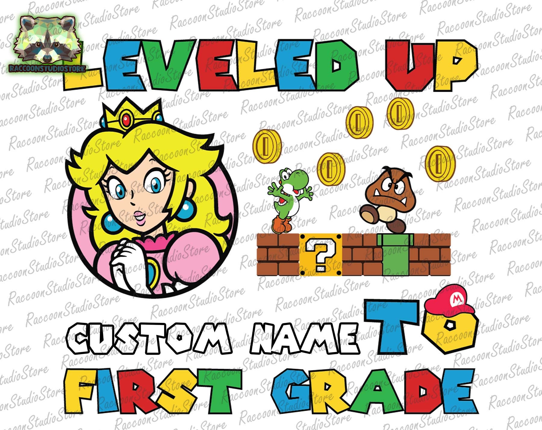 CUSTOM Kiddio Leveled Up To Svg, School Grade Svg, Custom Ki - Inspire ...