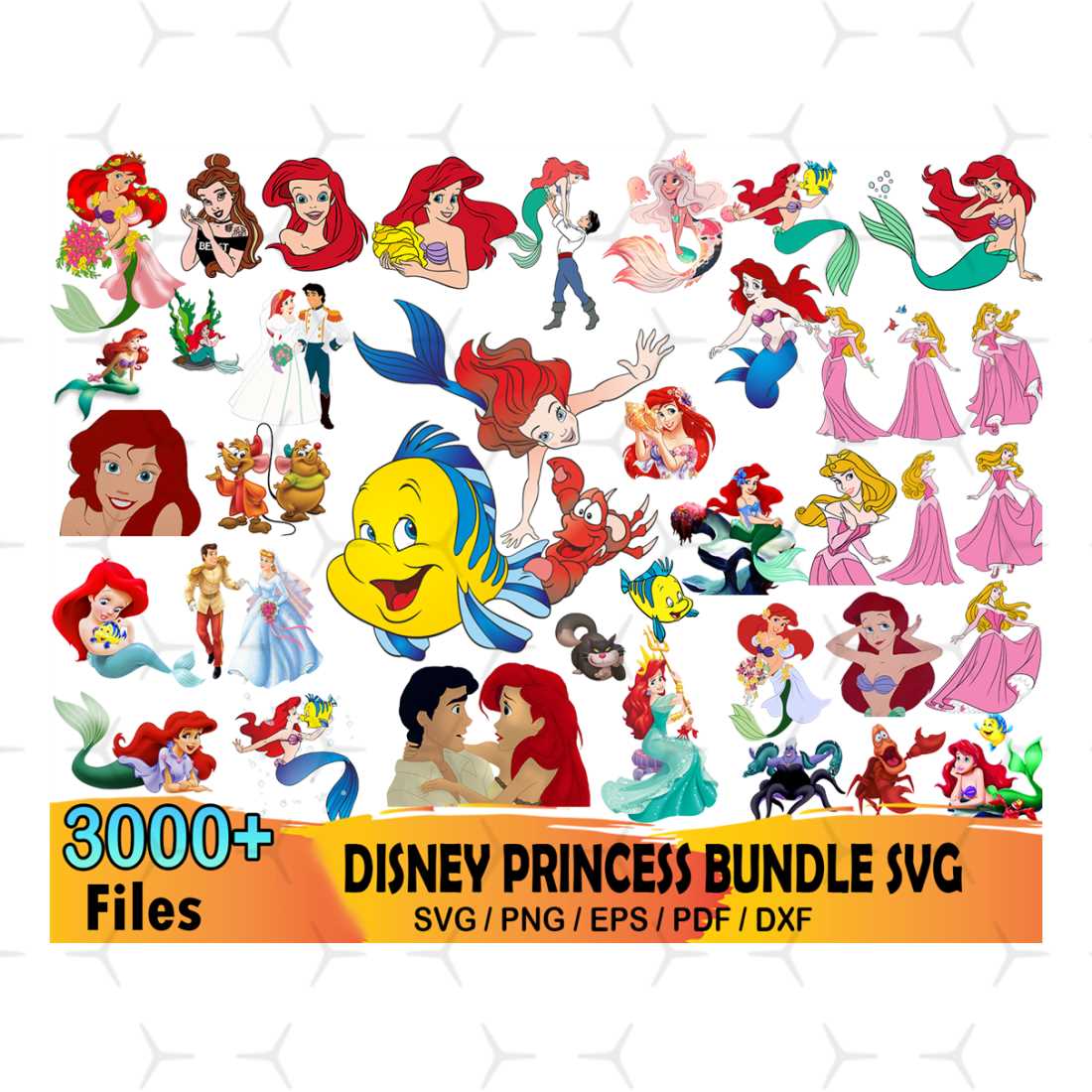 3000 Disney Princess Svg Bundle, Disney Svg, Princess Svg | Inspire Uplift