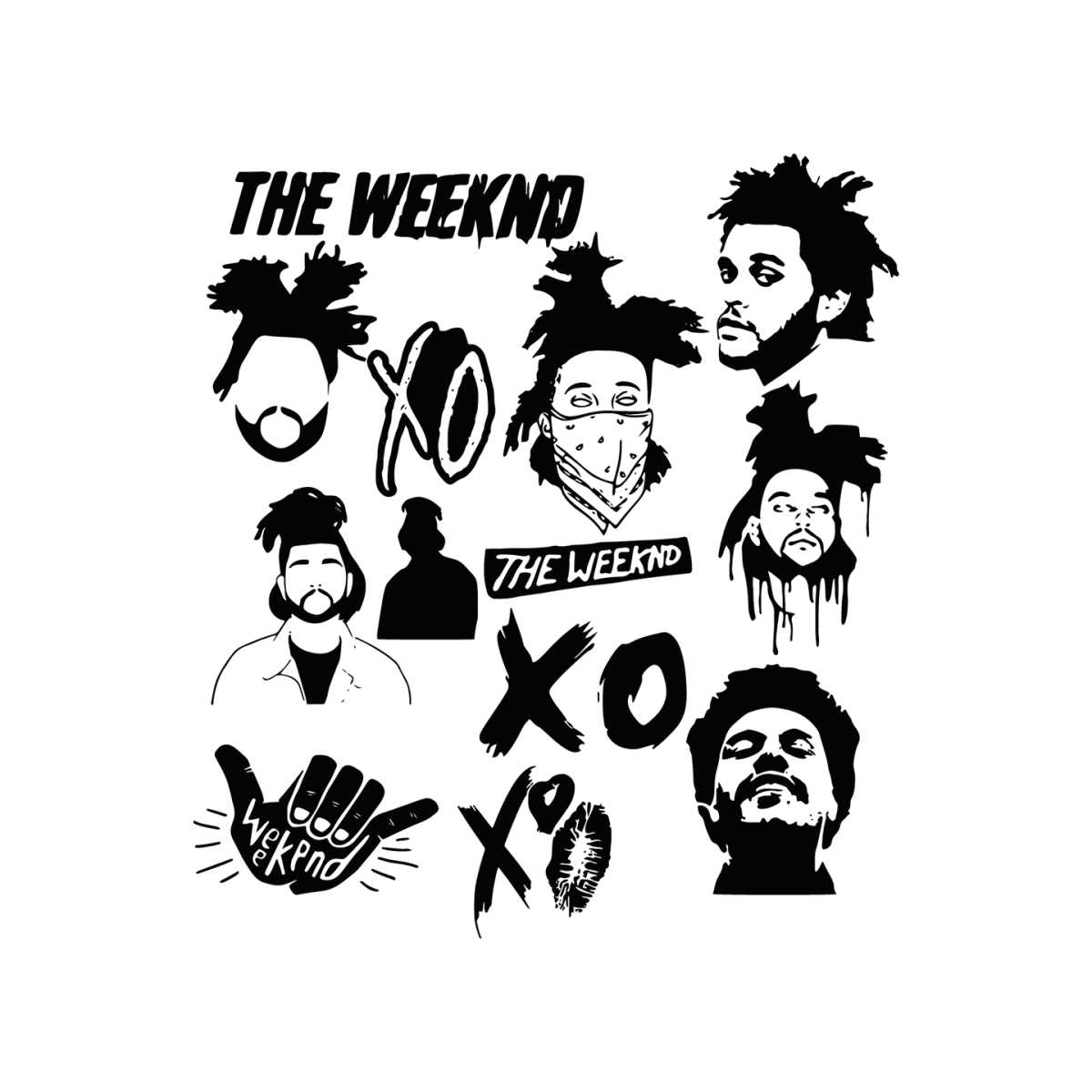 The weekend Vector Bundle, The weekend SVG, The weekend Silh | Inspire ...