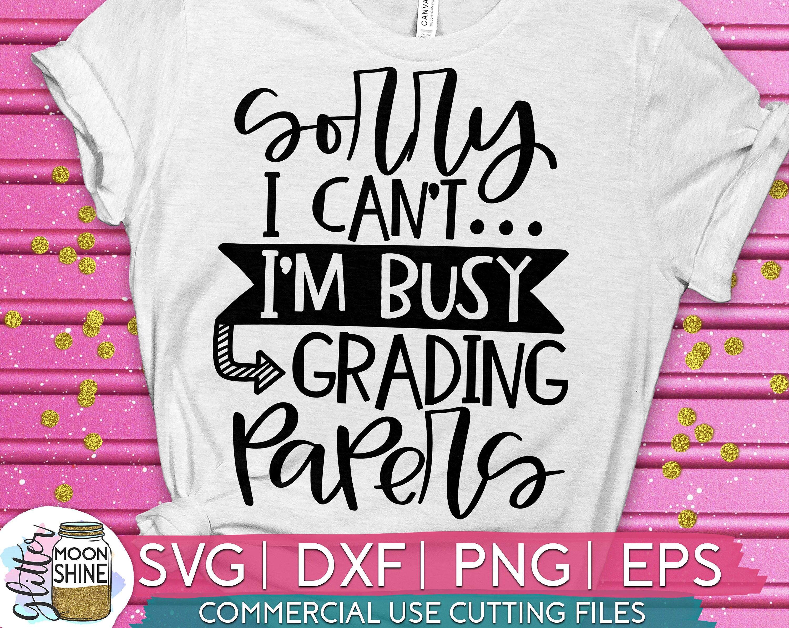 Busy Grading Papers svg eps dxf png cutting files for silhou | Inspire ...