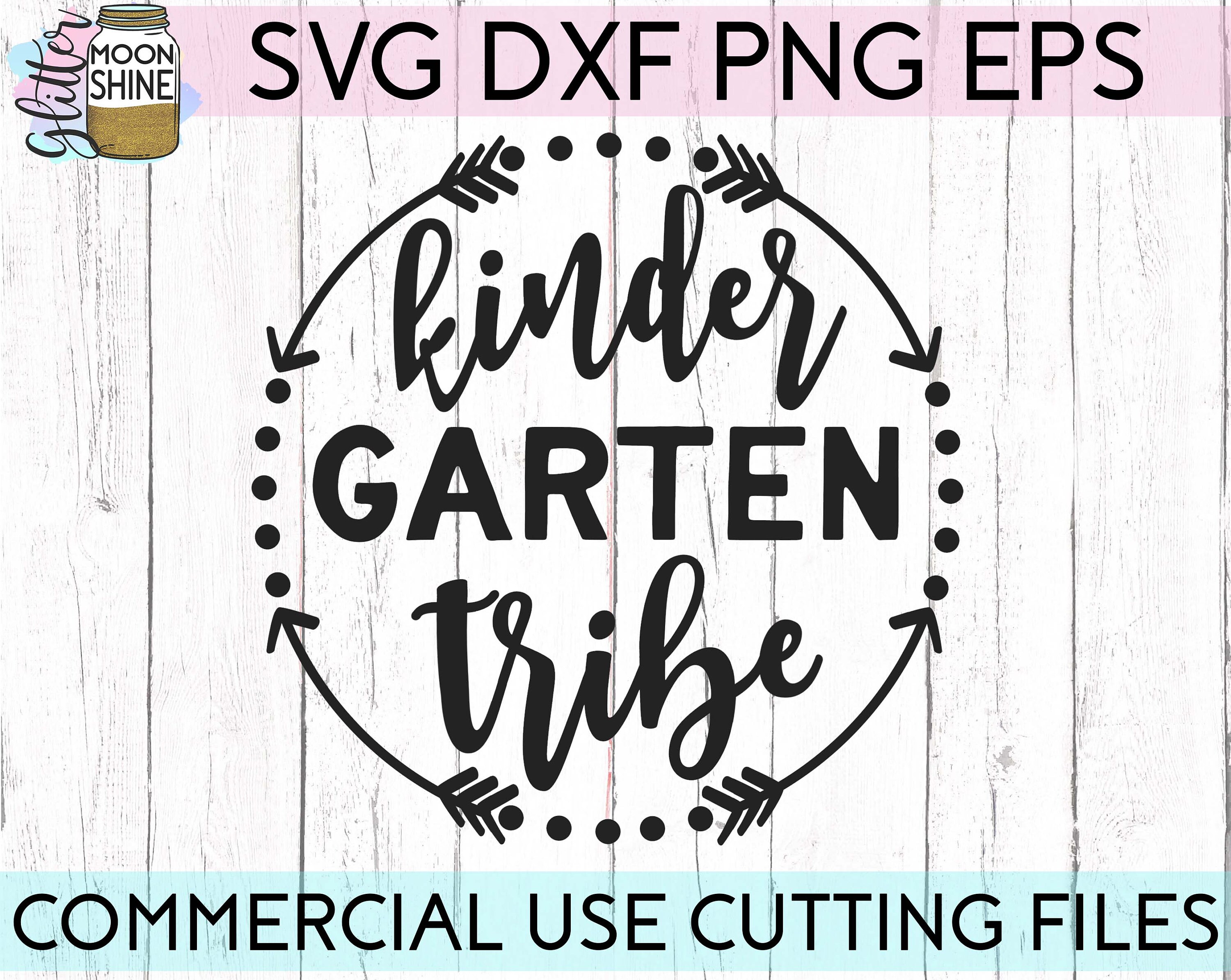 Kindergarten Tribe svg eps png cutting files for silhouette - Inspire ...