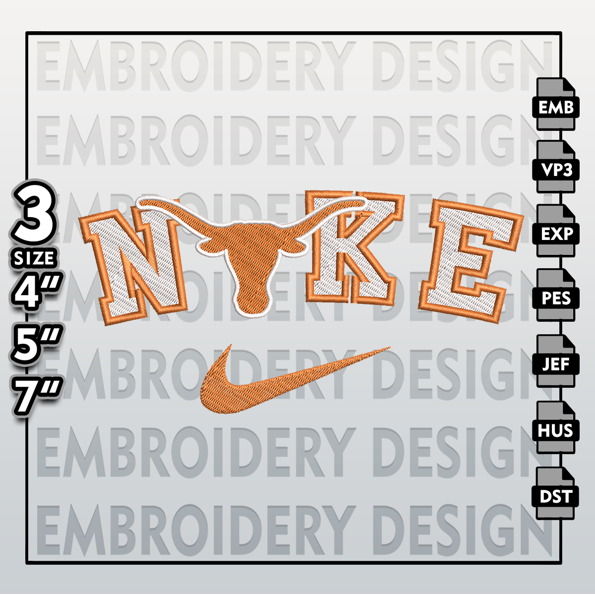 texas embroidery design - Inspire Uplift
