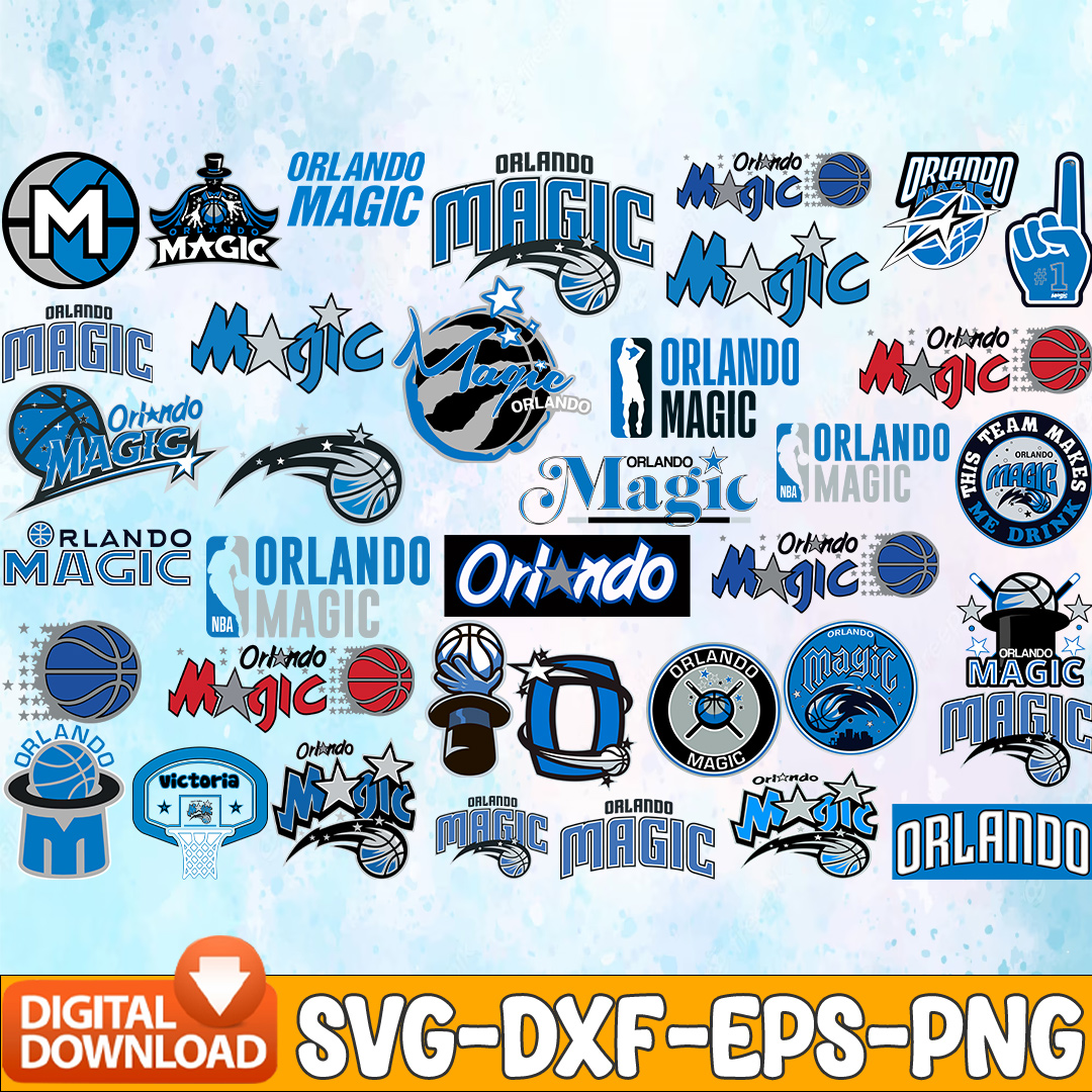 Bundle 40 Files Orlando Magic Basketball Team svg, Orlando M | Inspire ...