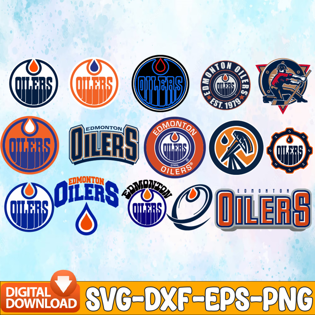 Bundle 15 Files Edmonton Oilers Hockey Team Svg, Edmonton Oi | Inspire ...