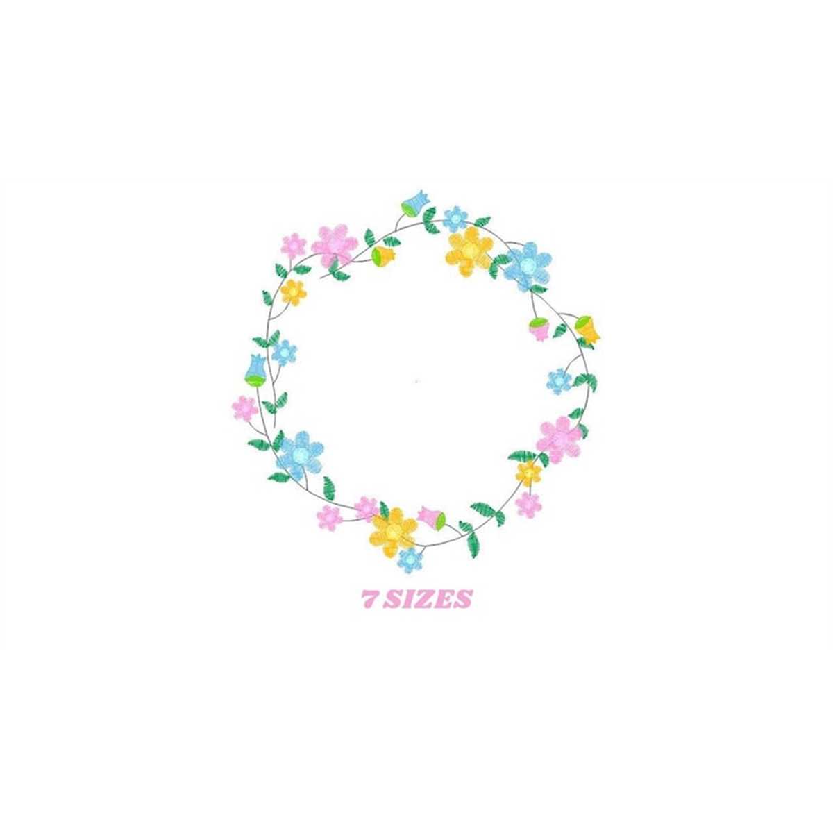 Monogram Frame embroidery designs - Flower embroidery design | Inspire ...