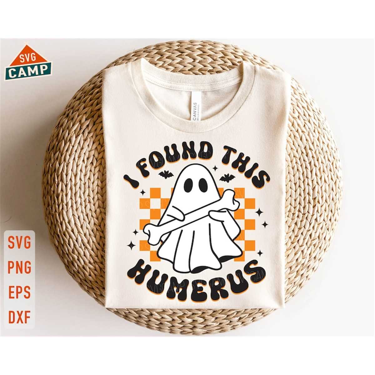 I Found This Humerus Svg, Bone Joke Svg, Retro Halloween Svg - Inspire ...