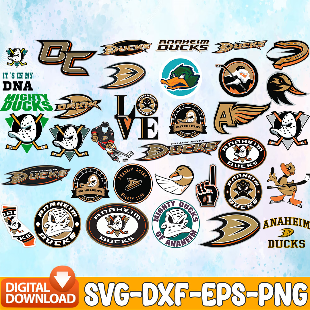 Bundle 32 Files Anaheim Ducks Hockey Team Svg, Anaheim Ducks | Inspire ...