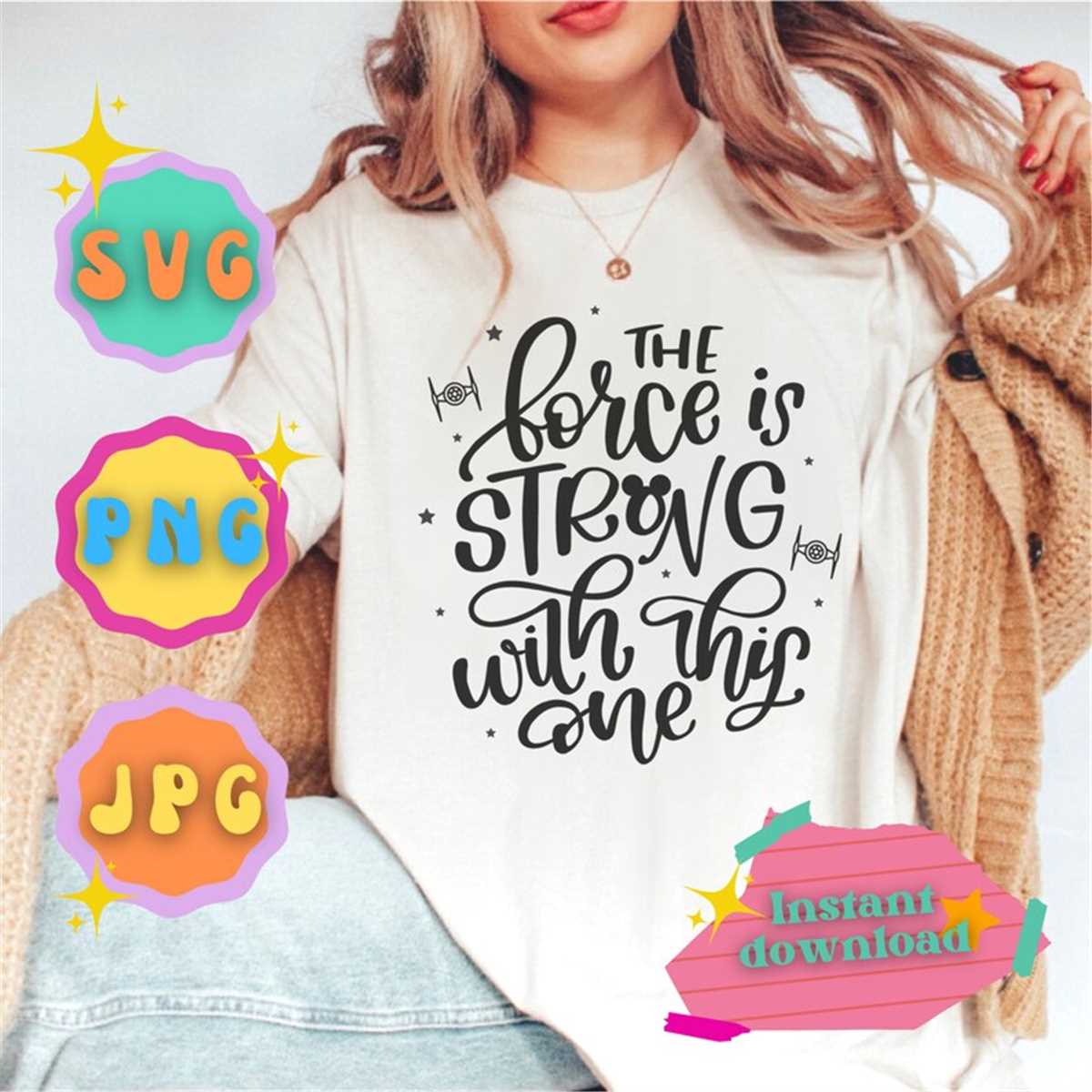 the force is strong svg - Inspire Uplift
