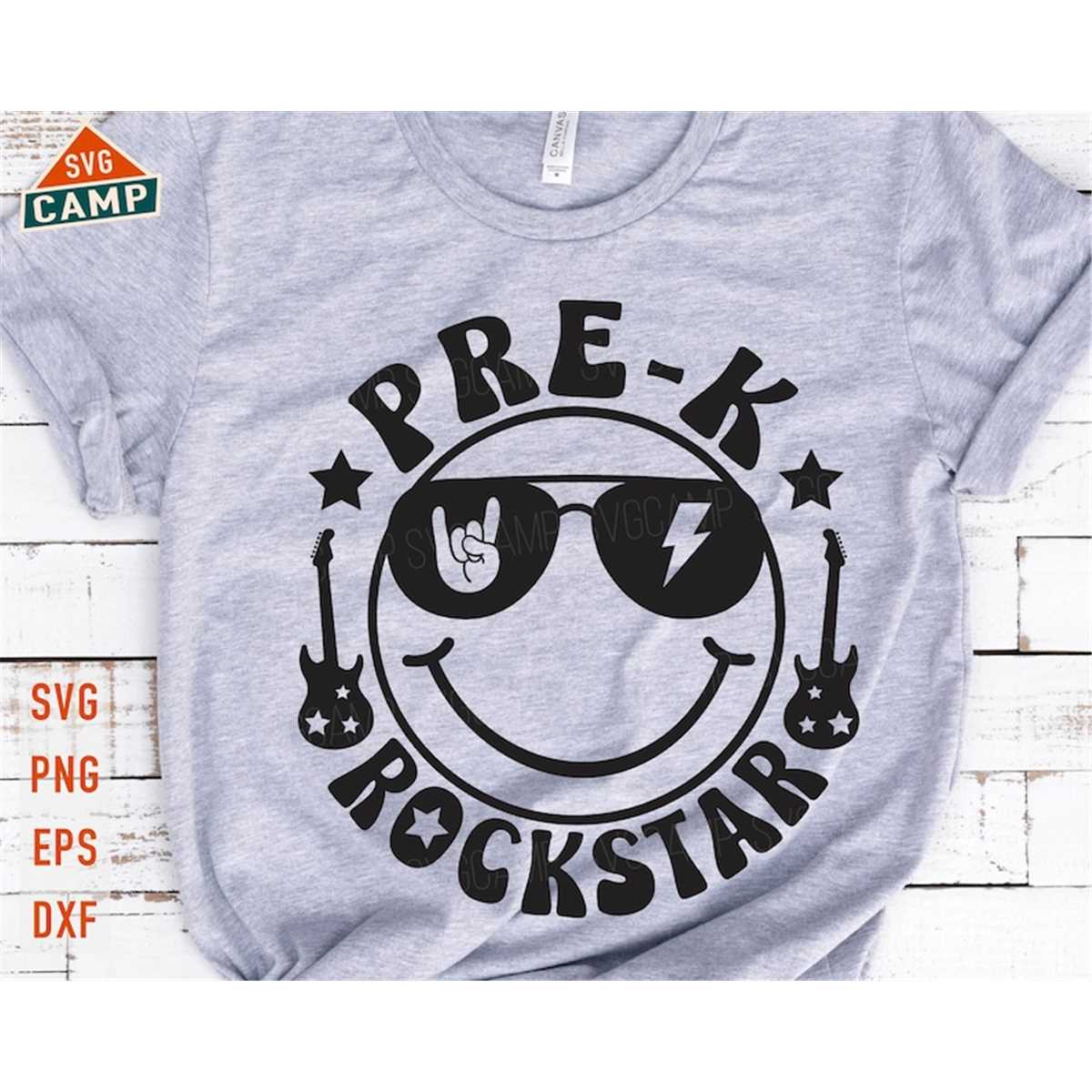 Pre-K Rockstar svg, Pre K Graduation svg, Last Day of School - Inspire ...