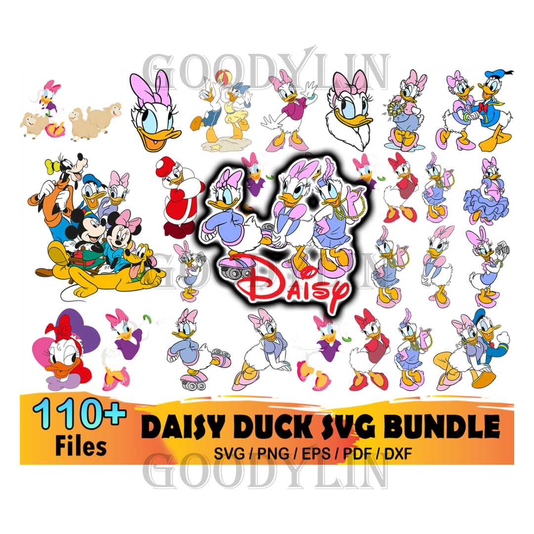 110 Daisy Duck Svg Bundle, Disney Svg, Daisy Duck Vector | Inspire Uplift