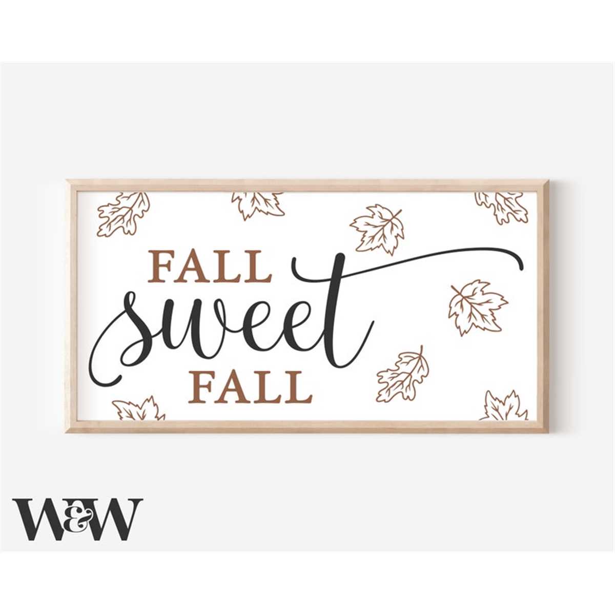 Fall Sweet Fall SVG | Fall Sign SVG | Falling Leaves SVG | F - Inspire ...