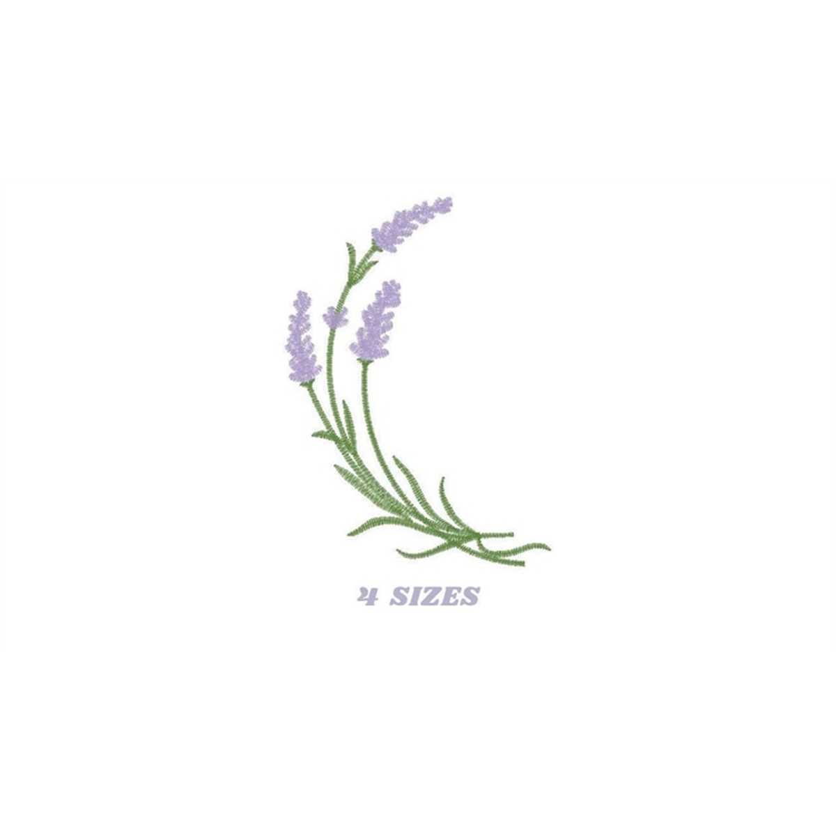 Lavender Garland embroidery designs - Flower embroidery desi | Inspire ...
