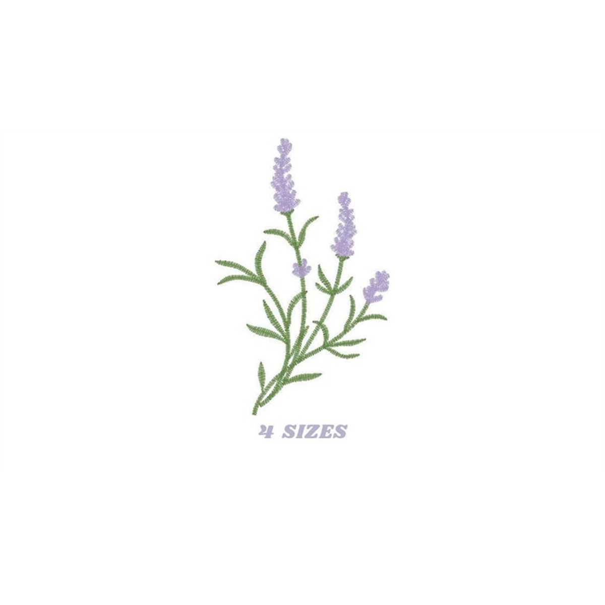 Bouquet of lavender embroidery designs - Flower embroidery d | Inspire ...
