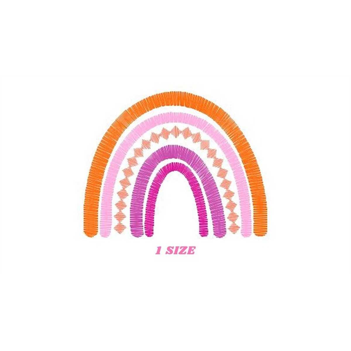 Boho Rainbow embroidery design - Colorful Rainbow embroidery - Inspire ...