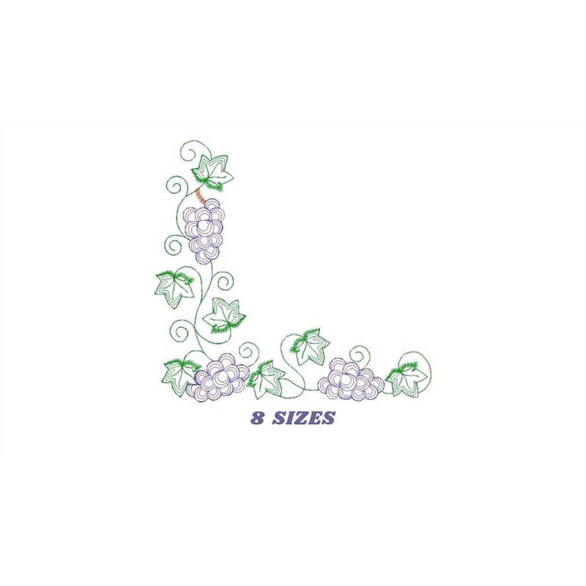 Grapes Embroidery | Inspire Uplift