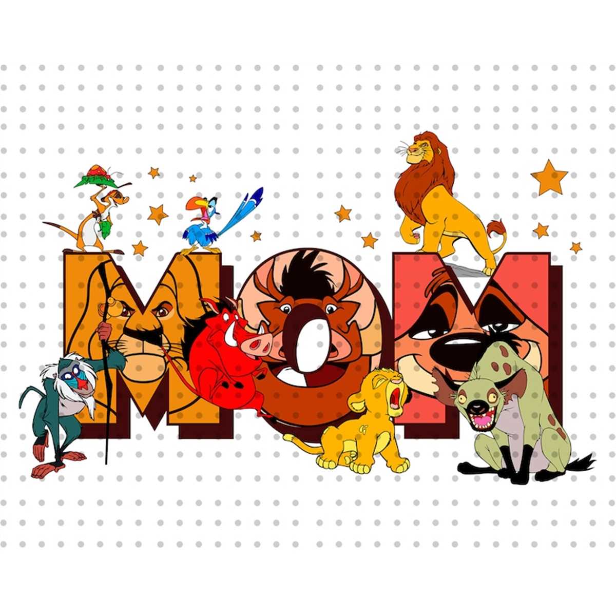Mom Svg, Lion And Friends Svg, Mother's Day Svg, Family Matc | Inspire ...