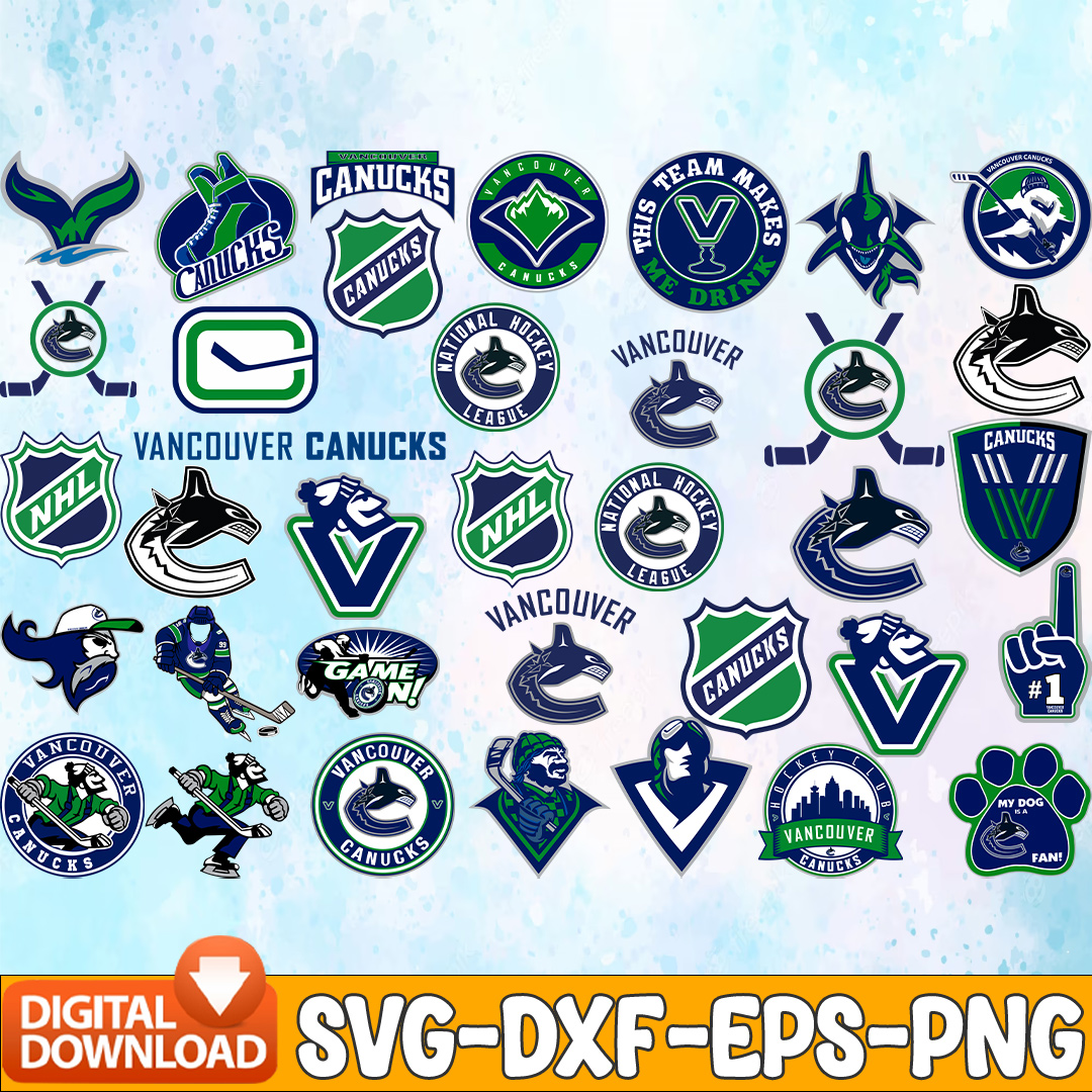 Bundle 36 Files Vancouver Canucks Hockey Team Svg, Vancouver | Inspire ...