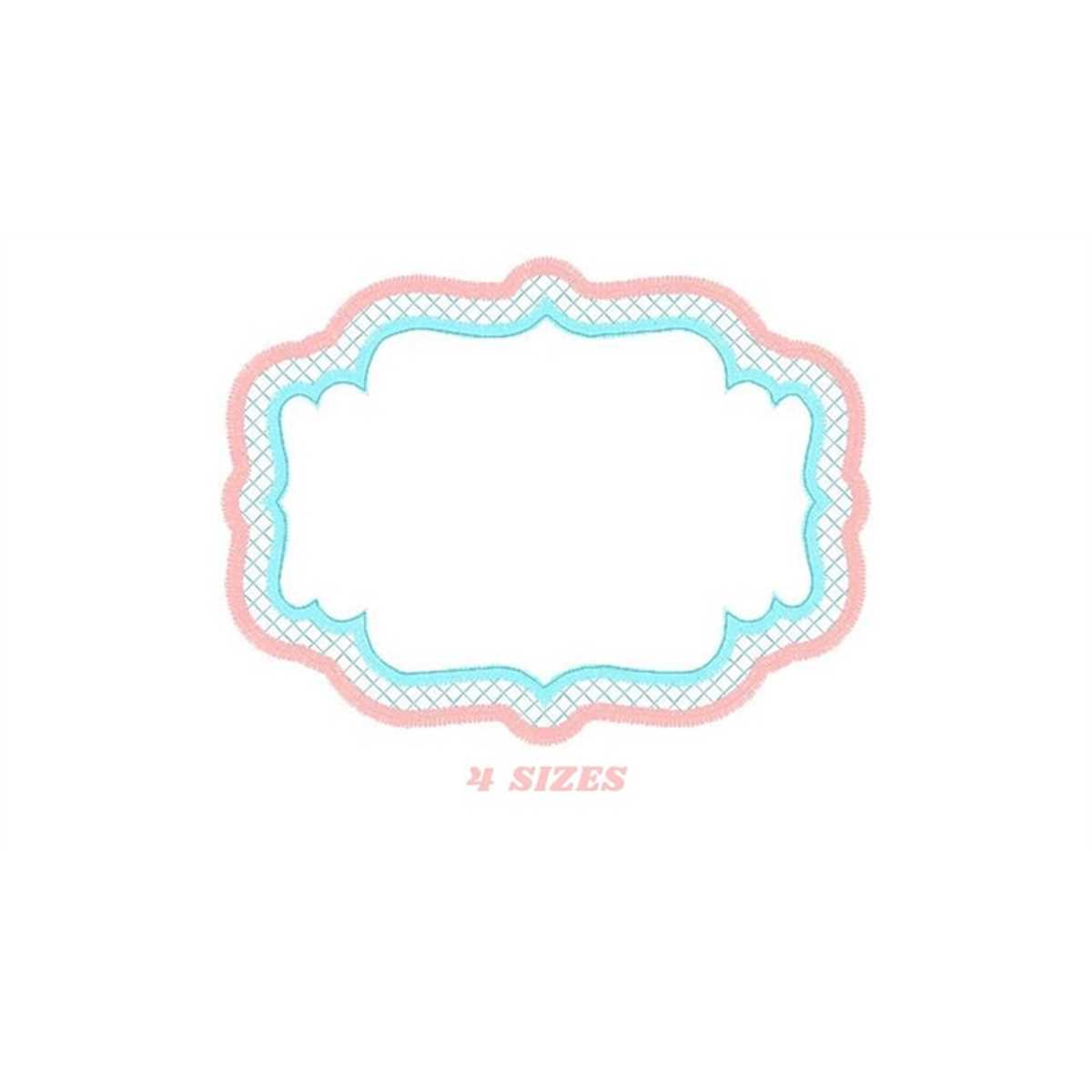 Frame embroidery designs set - Frame Applique Design Shape E | Inspire ...