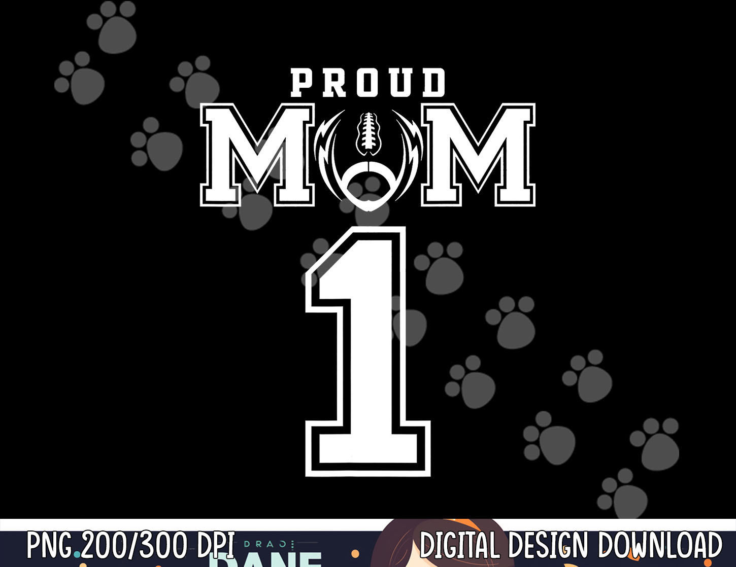 Custom Proud Football Mom Number 1 Personalized For Women pn | Inspire ...