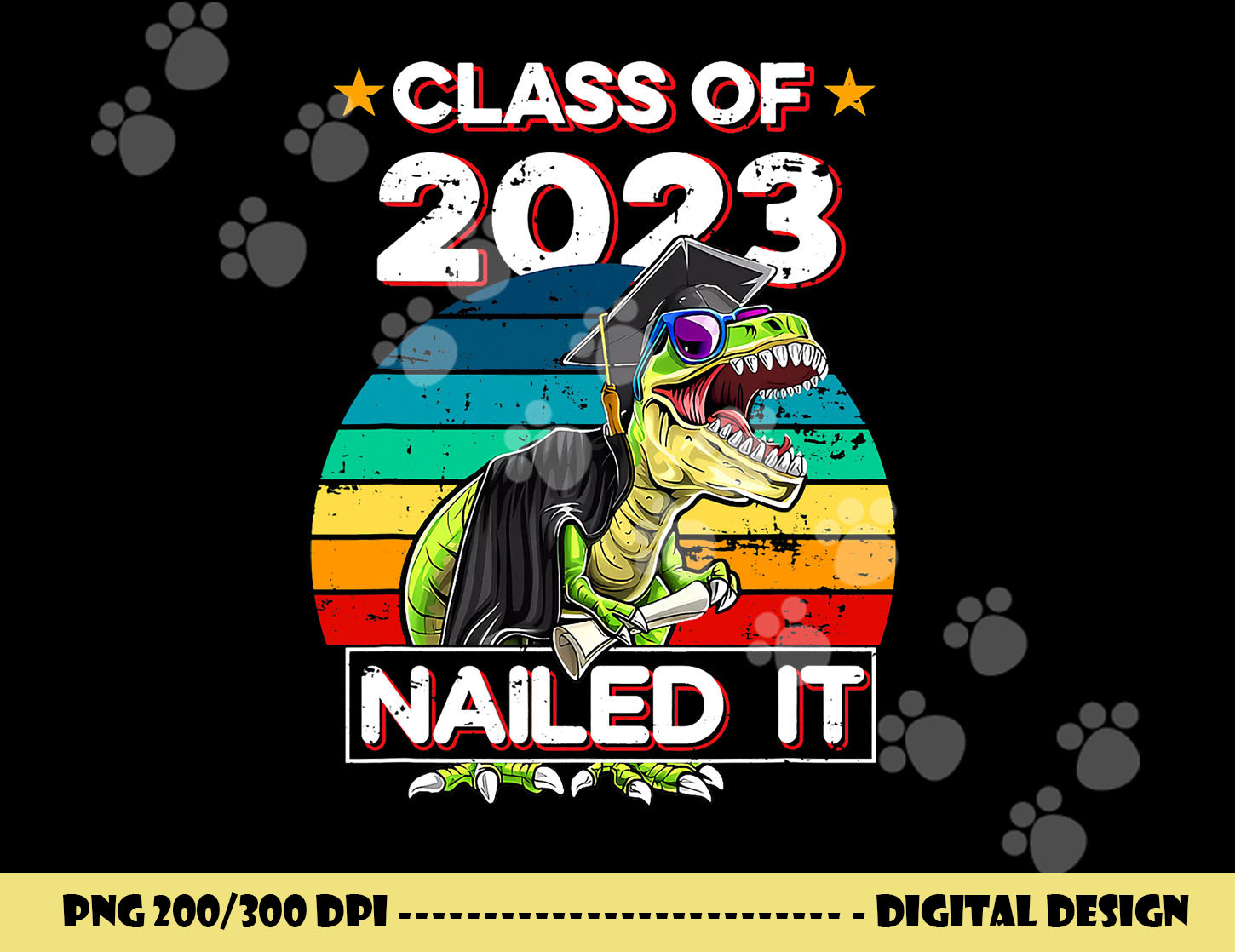 class of 2023 t-rex dinosaur graduation cap s copy | Inspire Uplift