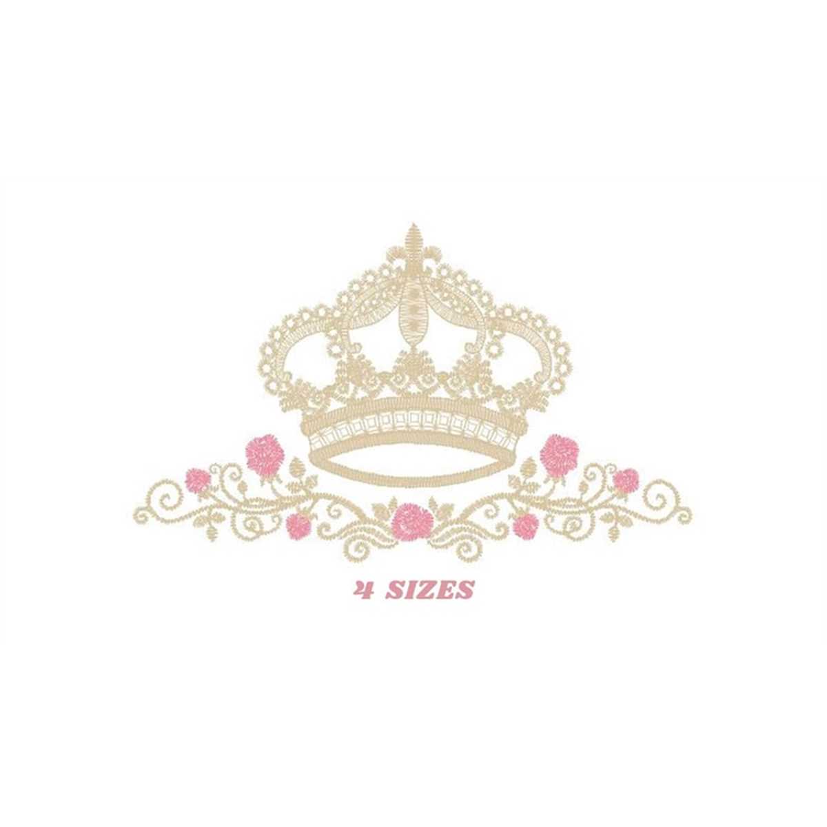 Crown embroidery designs - Laurel Wreath with Crown embroide | Inspire ...