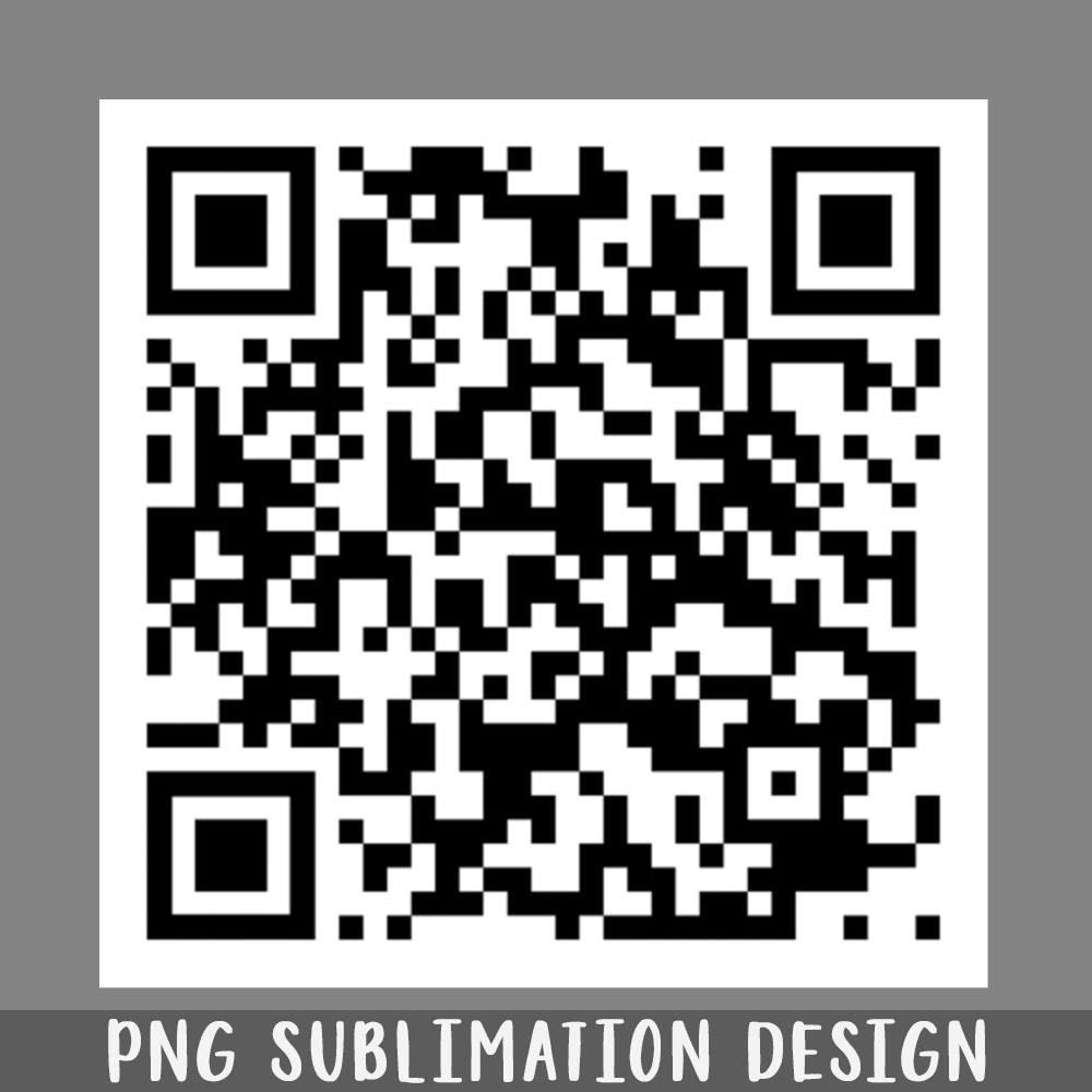 Never gonna give you up QR code PNG Download - Inspire Uplift