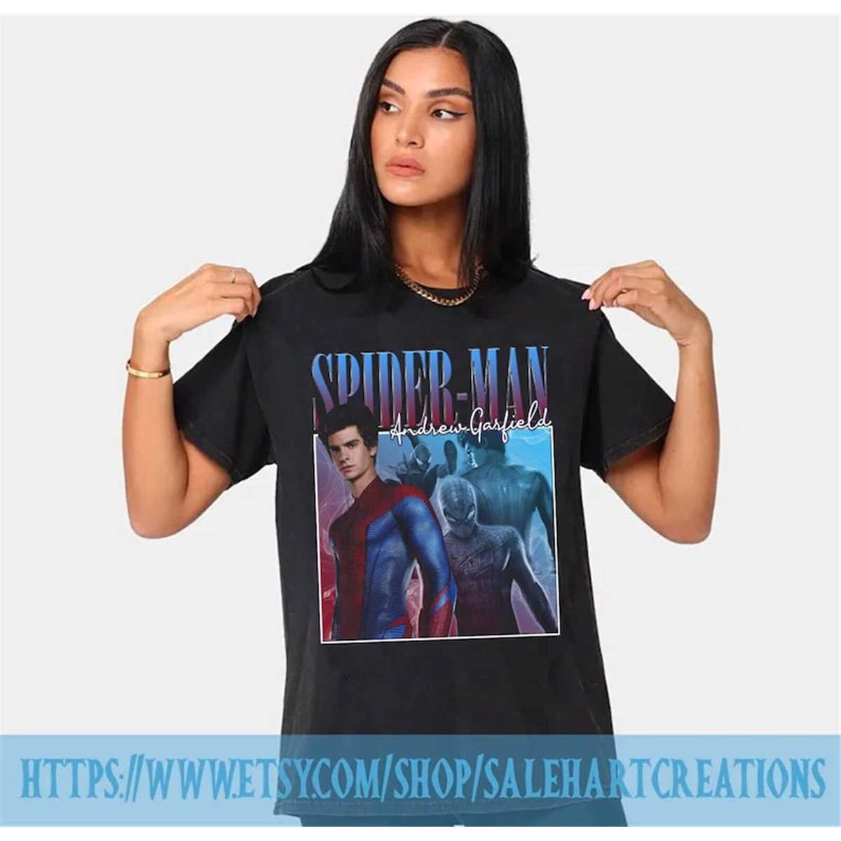 Vintage Andrew Garfield Spiderman Rap Hip Hop 90s graphic te - Inspire ...