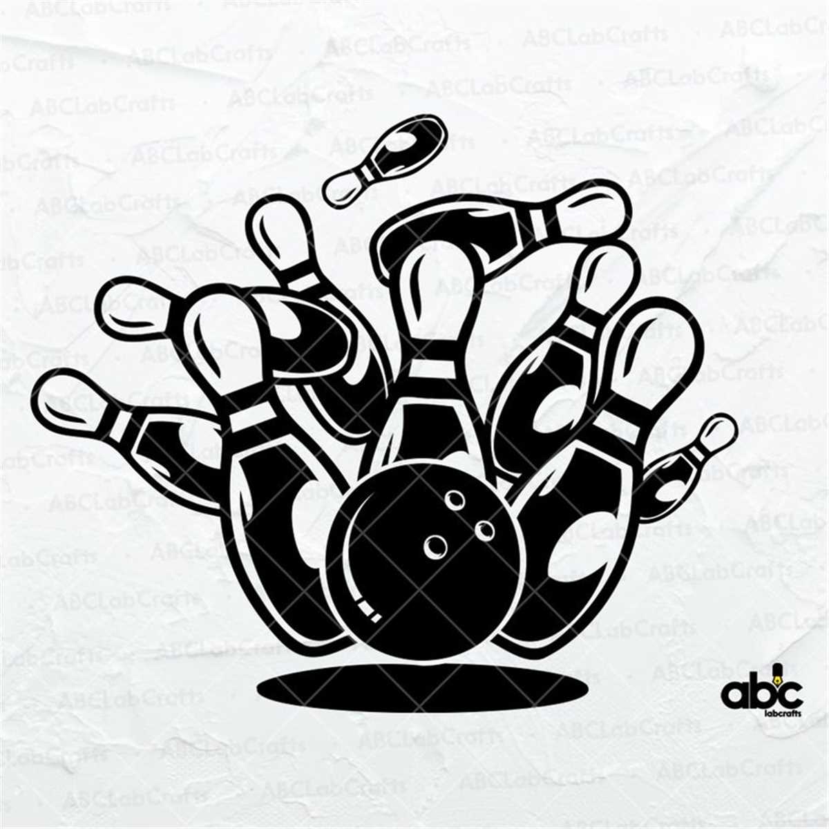 Bowling Svg File | Bowling Clipart | Bowling Shirt Svg | Bow | Inspire ...