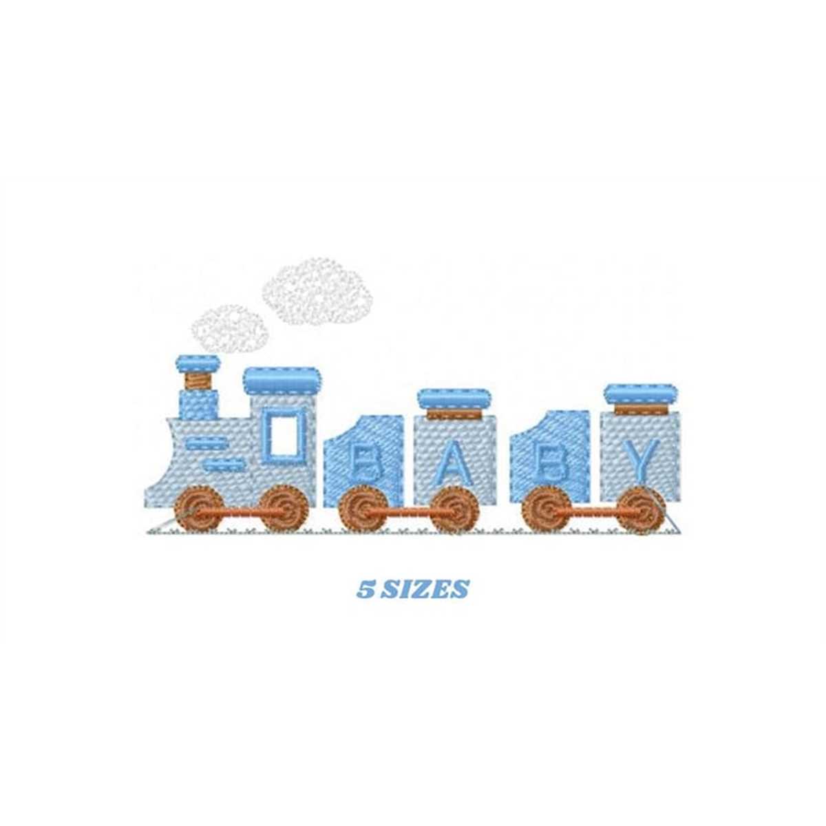 Train embroidery designs - Vehicle embroidery design machine | Inspire ...