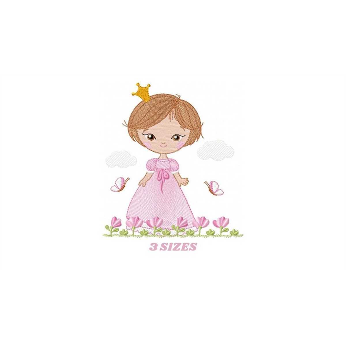 Princess embroidery designs - Baby girl embroidery design ma | Inspire ...