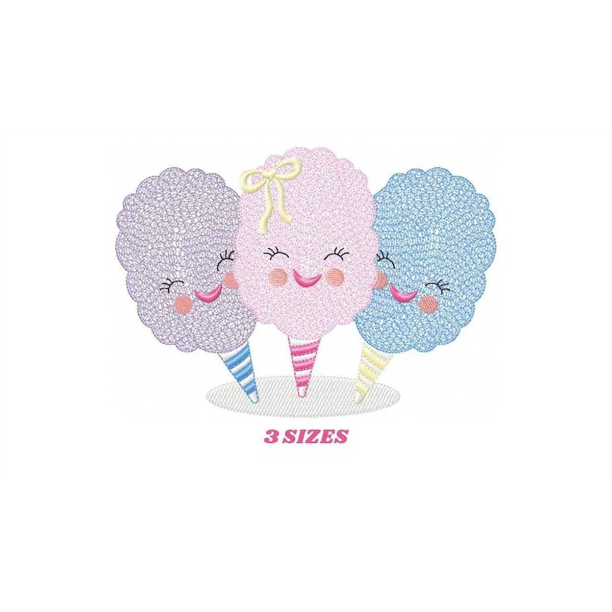 Cotton candy embroidery designs - Candy embroidery design ma | Inspire ...